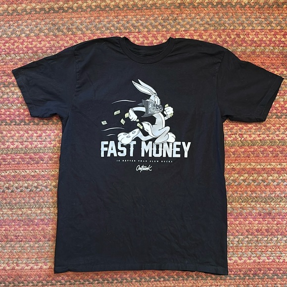 outrank | Shirts | Outrank Fast Money Bugs Bunny Tee | Poshmark